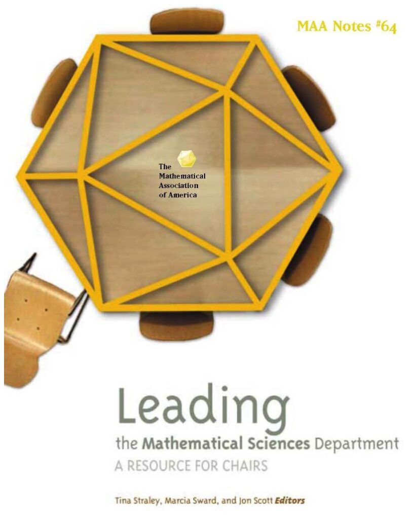 Notes Volume 64 – Leading the Mathematical Sciences Department: A ...