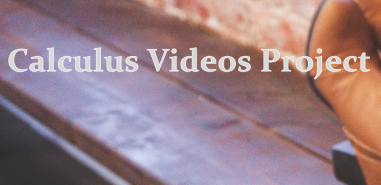 The Calculus Video Project – Mathematical Association of America