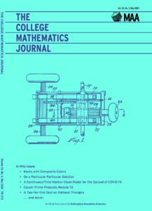 The College Mathematics Journal – Mathematical Association of America